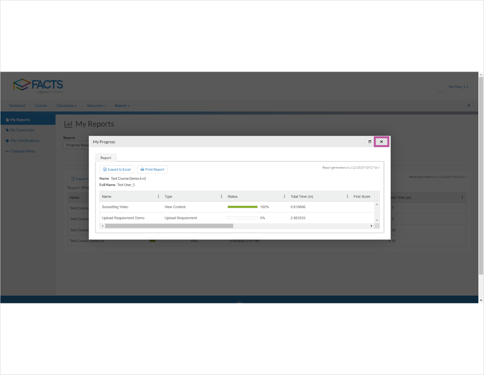 How to View, Download and Print Reports and Transcripts as a Learner ...